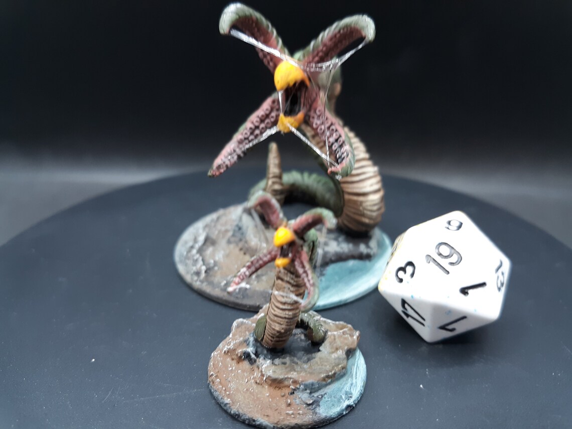 Will Paint Grick Alpha and Grick Monster Miniature Hand | Etsy