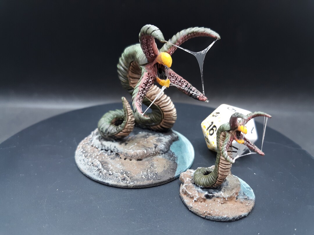 Will Paint Grick Alpha and Grick Monster Miniature | Hand Painted ...