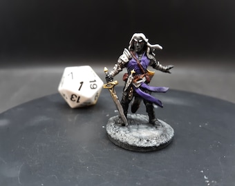 Painted Drow Miniature | Etsy