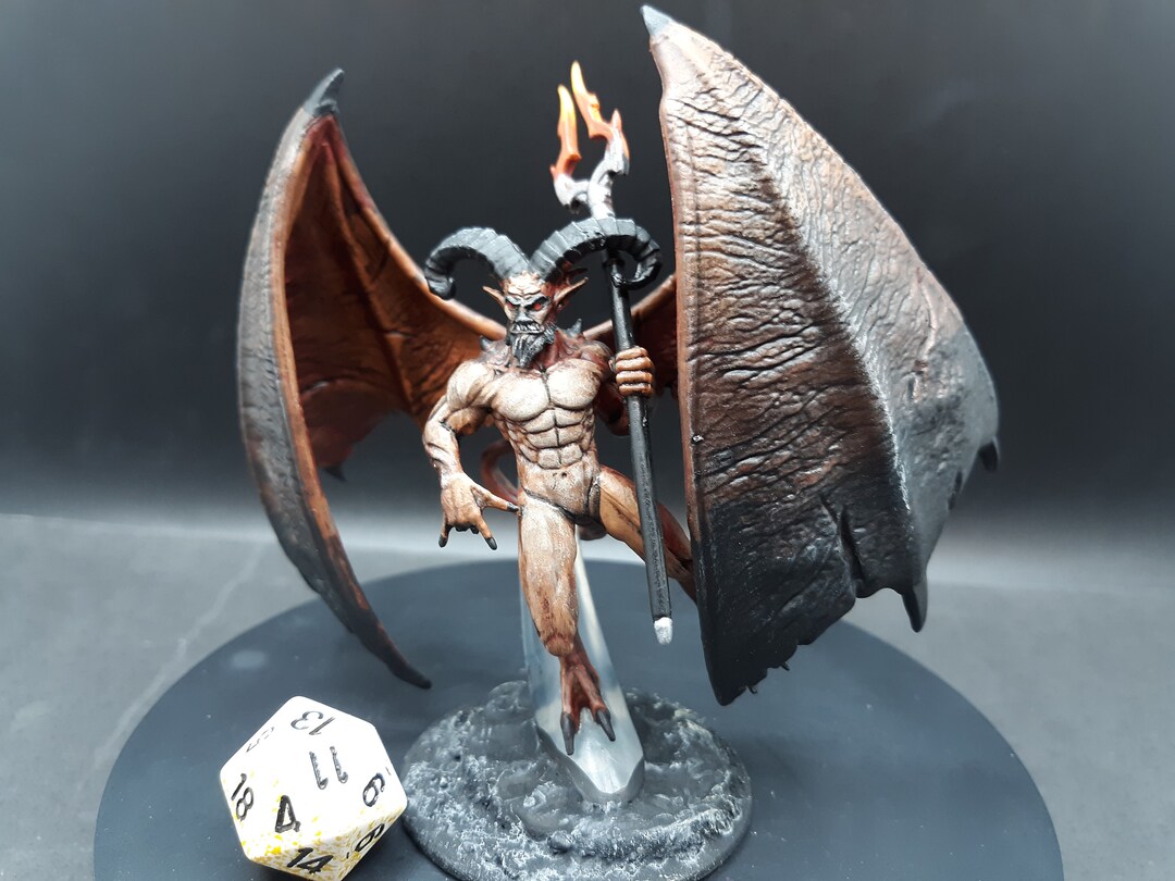 Will Paint Horned Devil Monster Miniature | Hand Painted | Dungeons and ...
