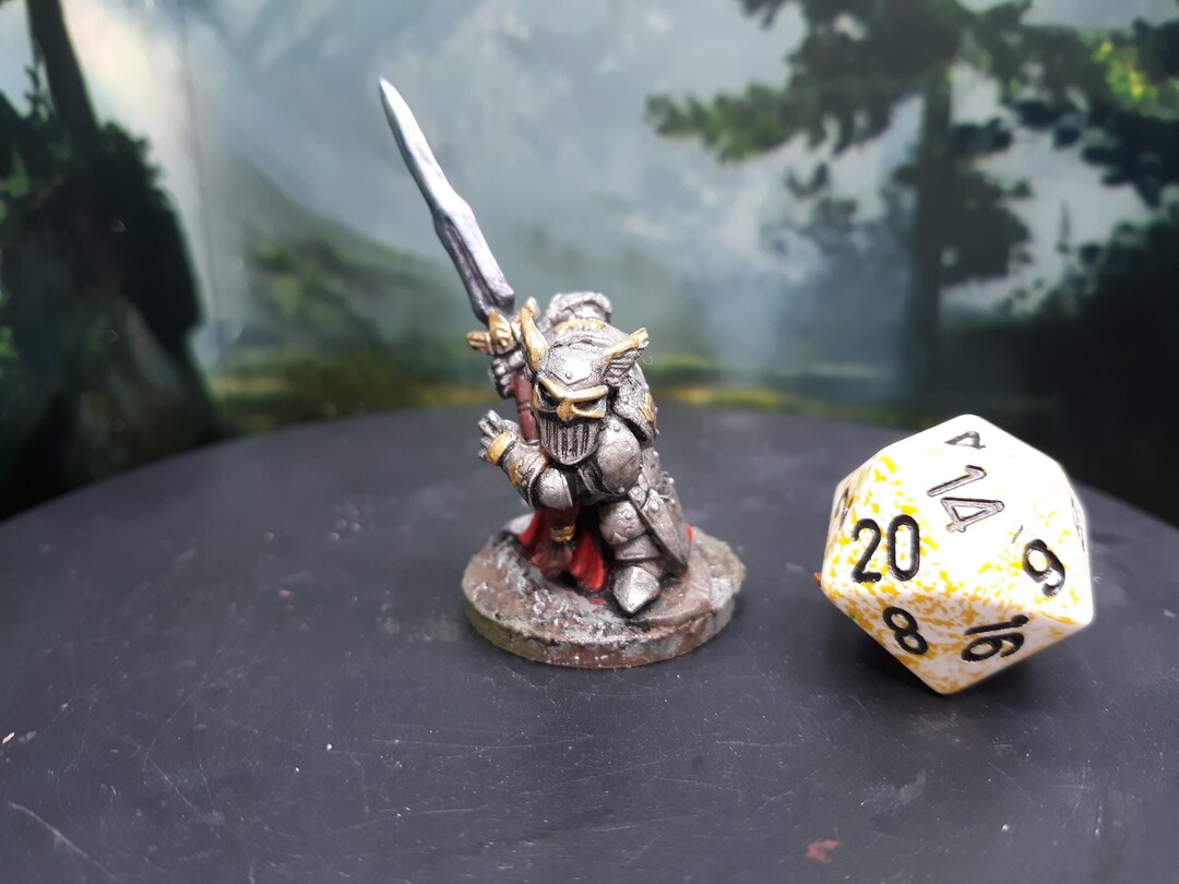 Ready Paint Dwarf Fighter Paladin Greatsword Player Character Miniature ...
