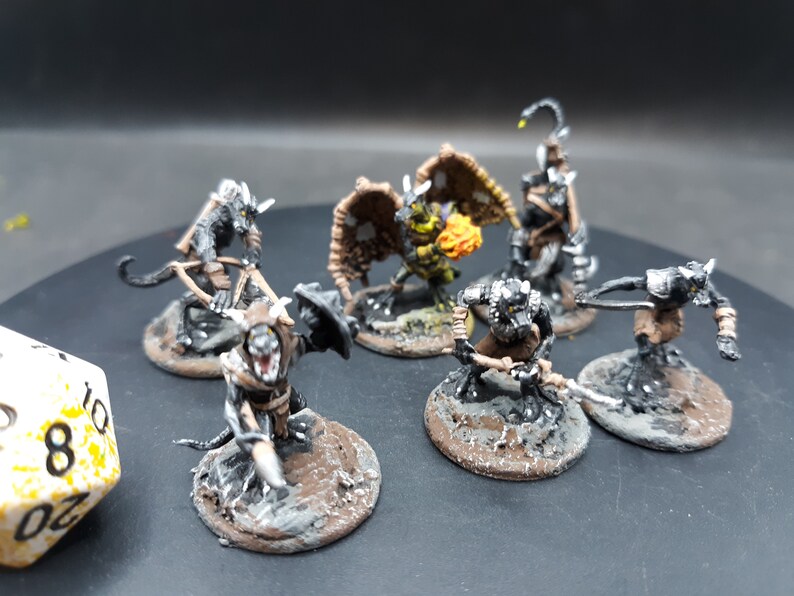 Will Paint Kobold Party 6 Monster Miniature Hand Painted - Etsy