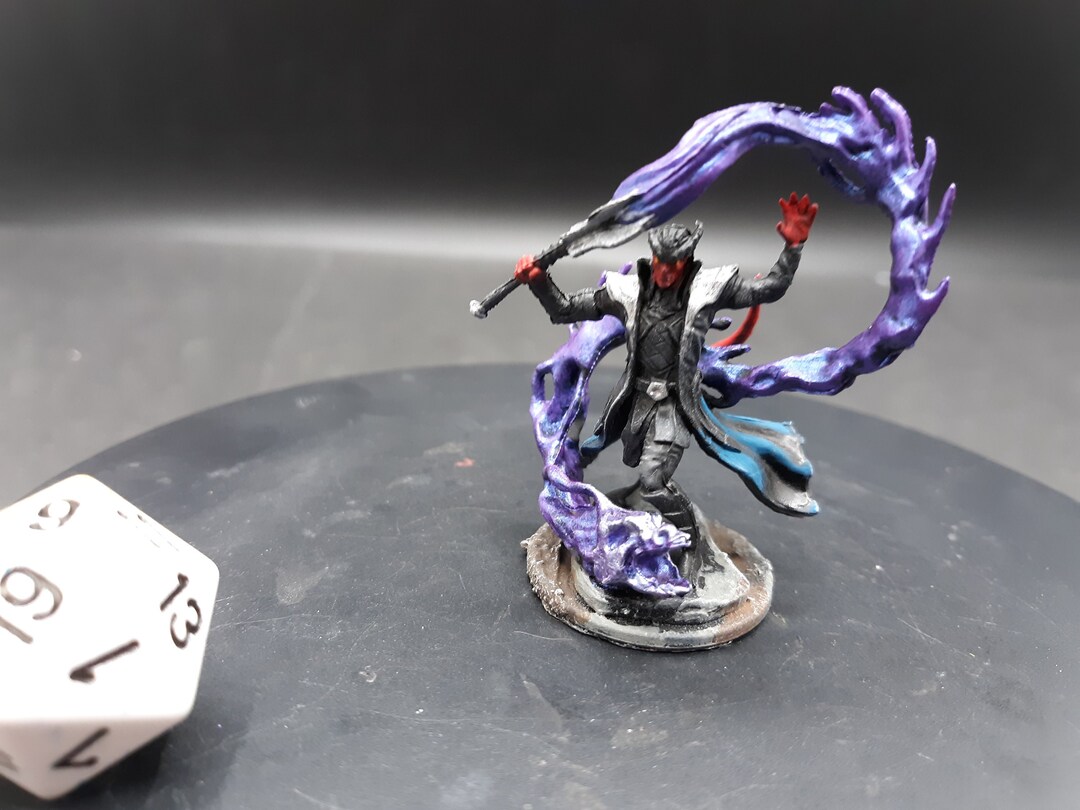 Will Paint Tiefling Sorc Warlock Player Character Miniature | Hand ...