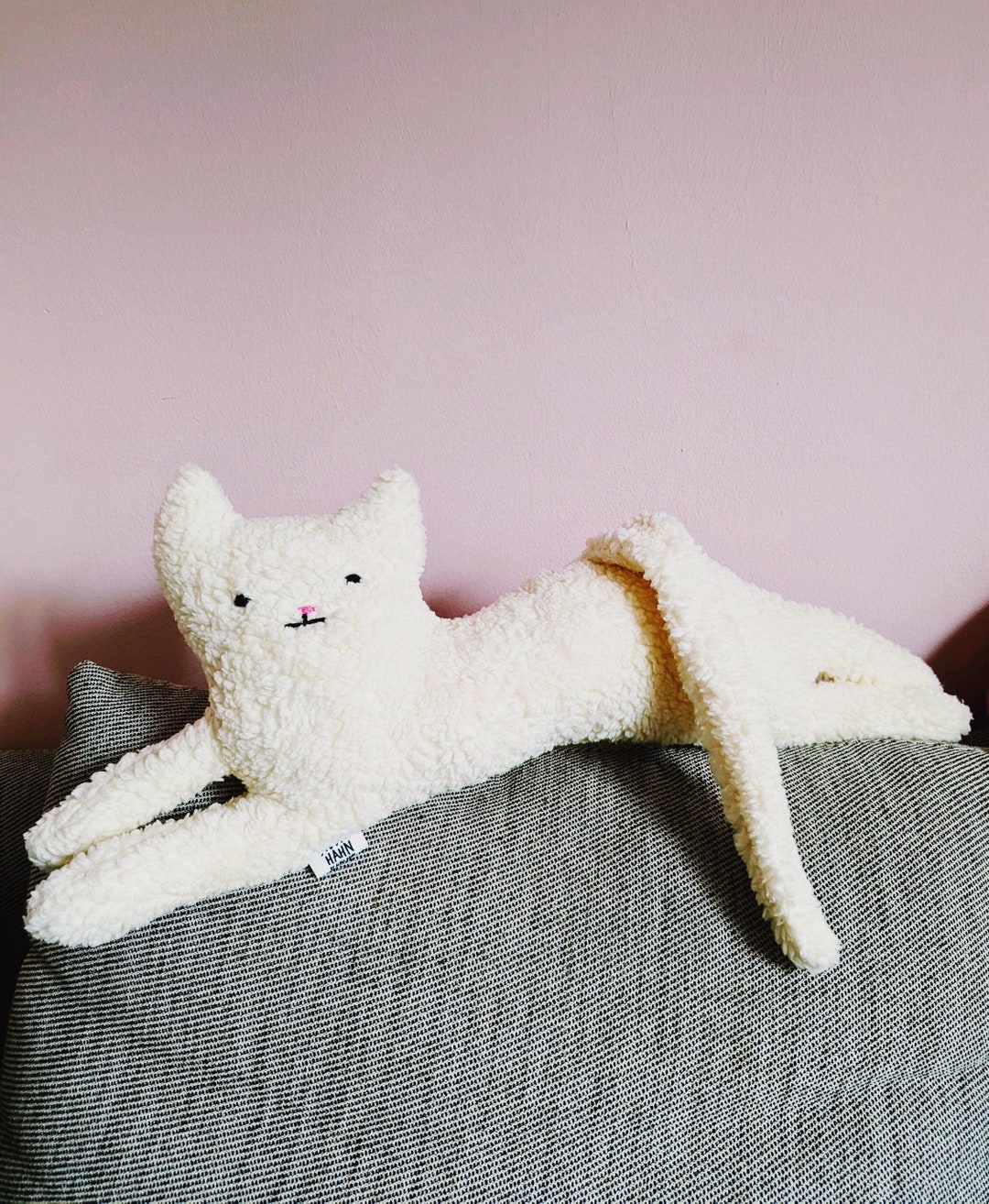 Soft Toy Cat Mala - Made of Organic Cotton - Etsy