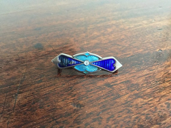 Enamel brooch Charles Horner - Gem