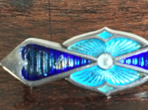 Enamel brooch Charles Horner - Gem