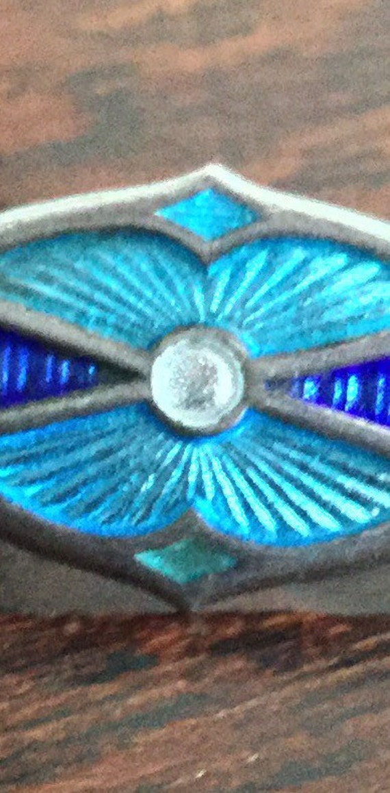 Enamel brooch Charles Horner - Gem