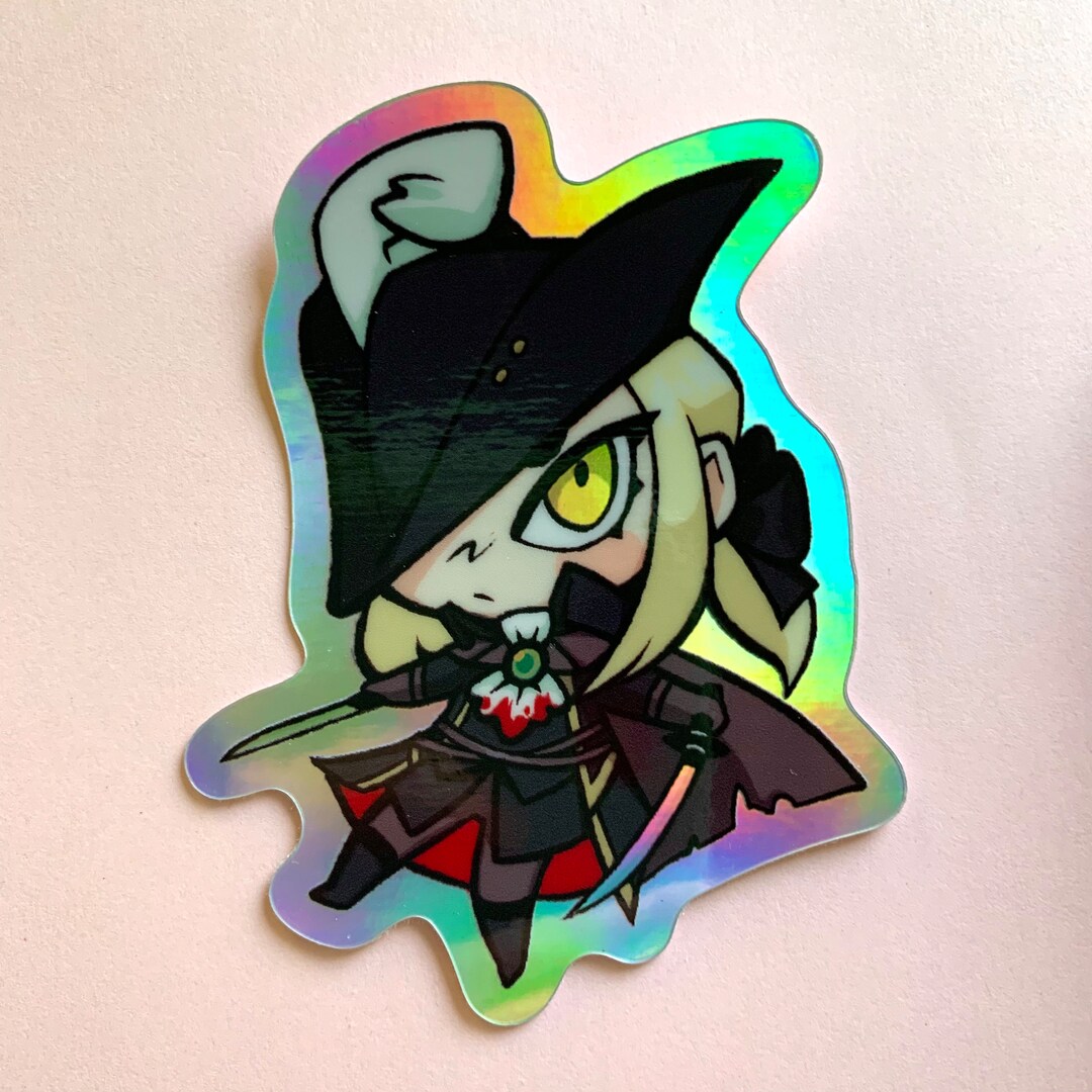 Lady Maria | Bloodborne 2" Holographic Sticker - Etsy