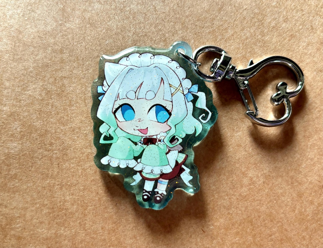 Mint Fantome 2” Vtuber Acrylic Charm (read Description!) - Etsy