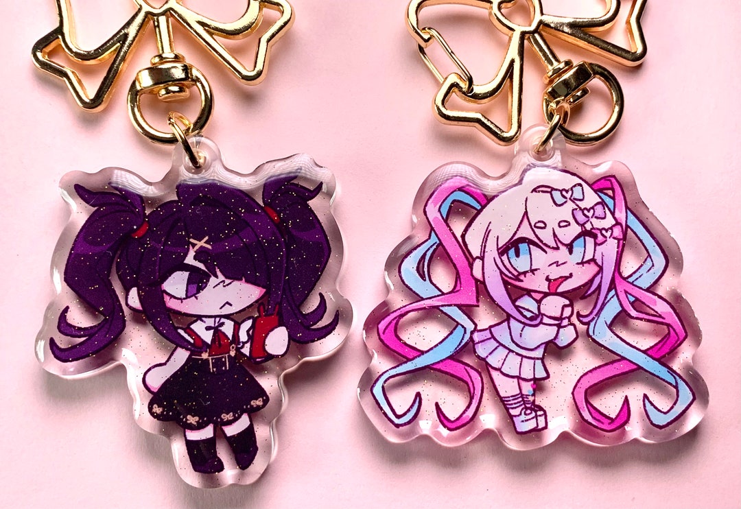 Needy Streamer Overload 2" Glitter Epoxy Charms - Etsy