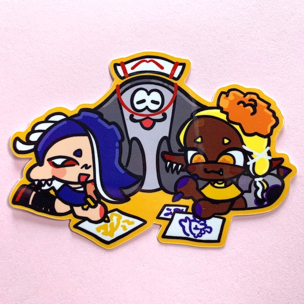 Splatoon Deep Cut Sticker - Etsy