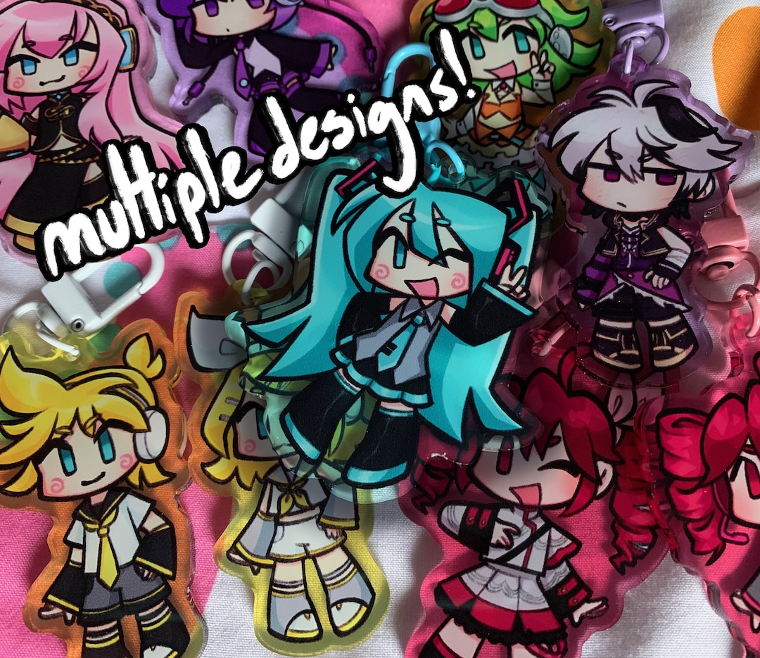 Vocaloid Charms! Acrylic 2.5” Keychains - Etsy
