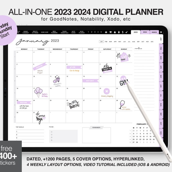 Digital Planner - Etsy