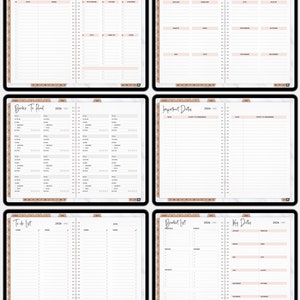 2024 2025 Digital Planner, Dated Digital Planner, Goodnotes Planner ...
