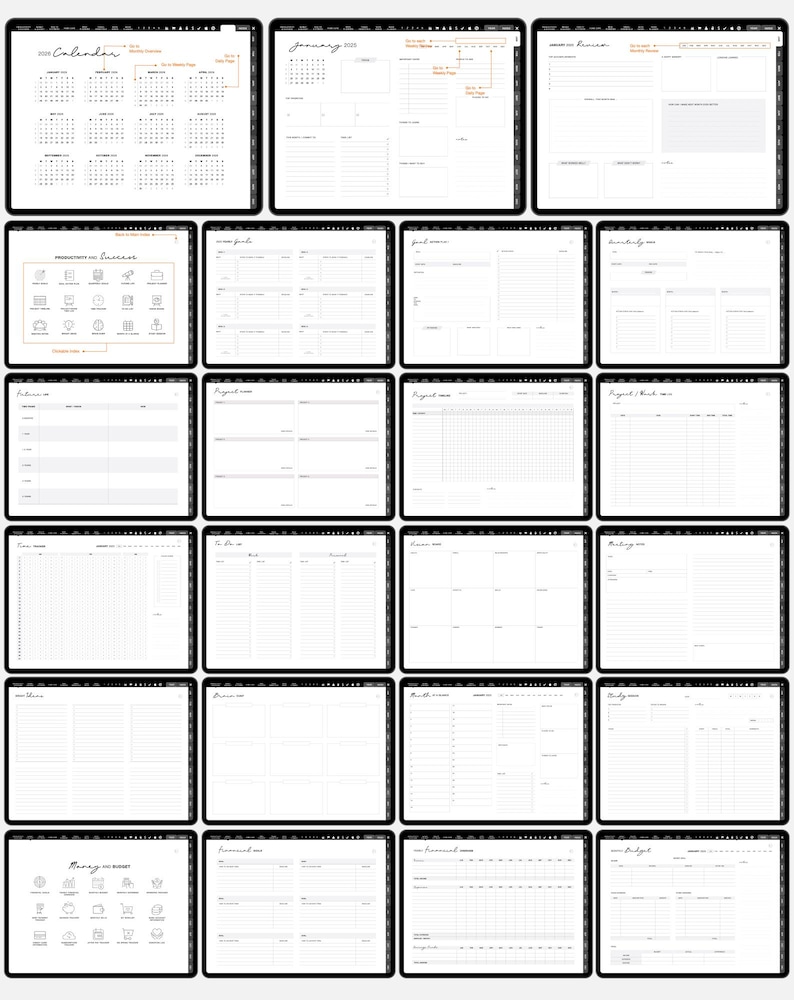 2026 Dated Digital Planner, Goodnotes & Notability Compatible (PDF ...
