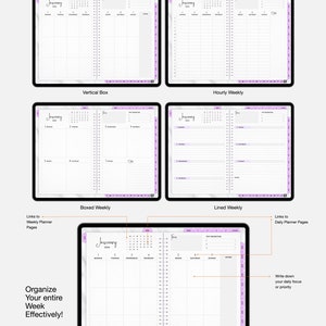 Digital Planner 2024 2025, Goodnotes Planner, Google Calendar, Daily ...