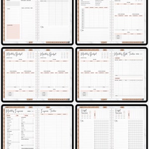 2024 2025 Digital Planner, Dated Digital Planner, Goodnotes Planner ...