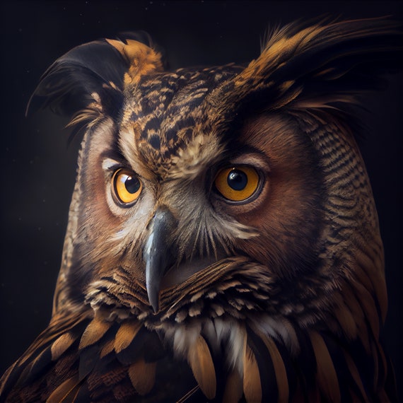 Realistic Owl Art