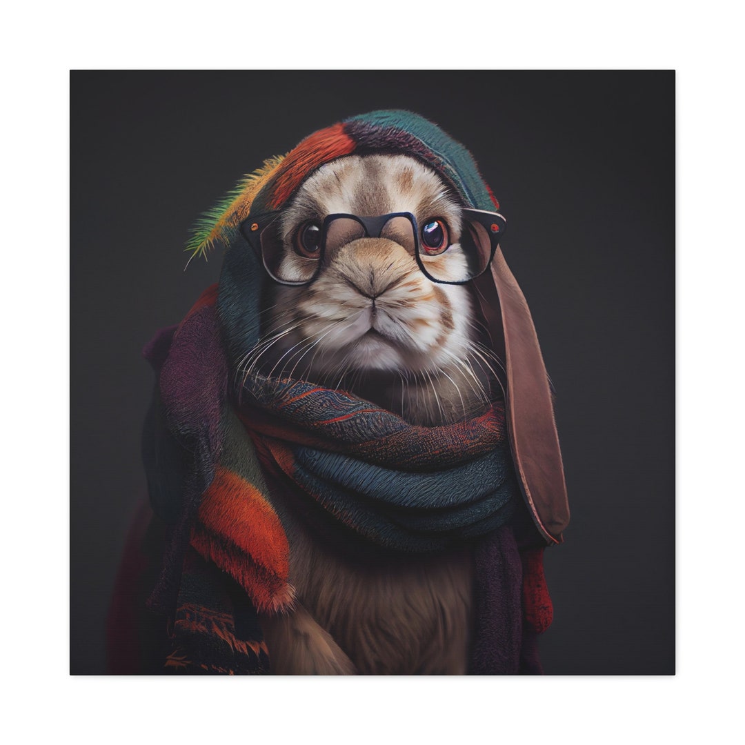 Rasta Rabbit#3. A.I Generated Art. Digital Download. Printable - Etsy
