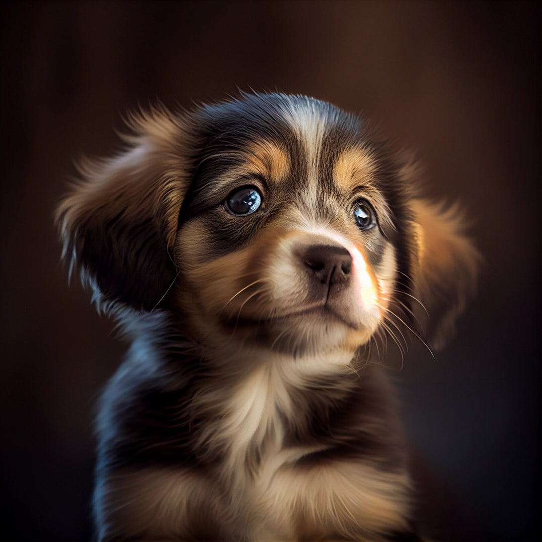 Adorable Puppy. A.I Generated Art. 3000x3000pixals. Digital Download ...