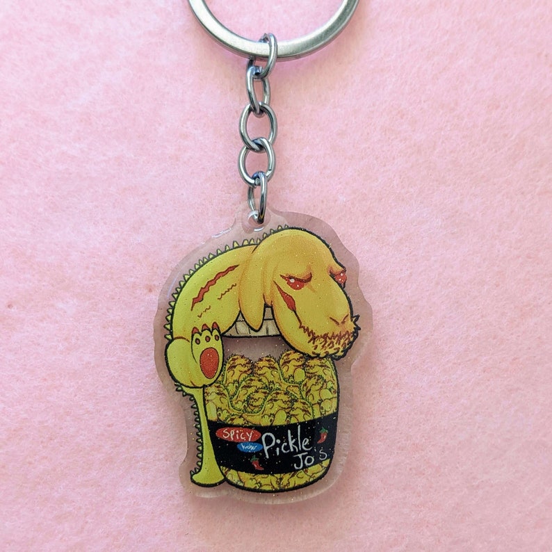 Deviljho Glitter Acrylic Charm Strawborble Pickle Jo Monster Hunter ...