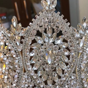 Tall Tiaras Crowns for Bride, Queen Crowns, Tiaras for Birthday Party ...