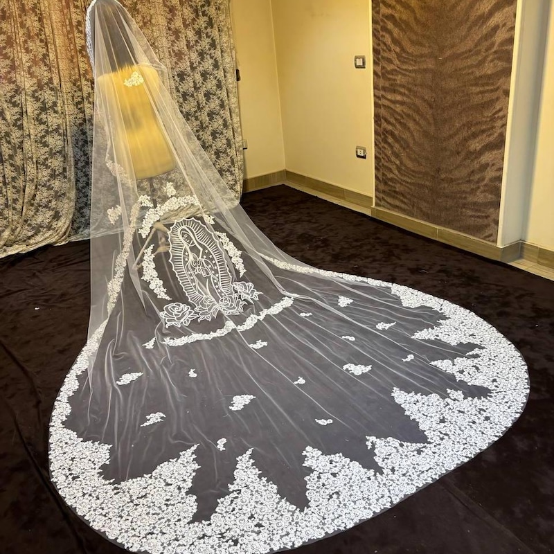 Mother Mary Veil Wedding - Etsy