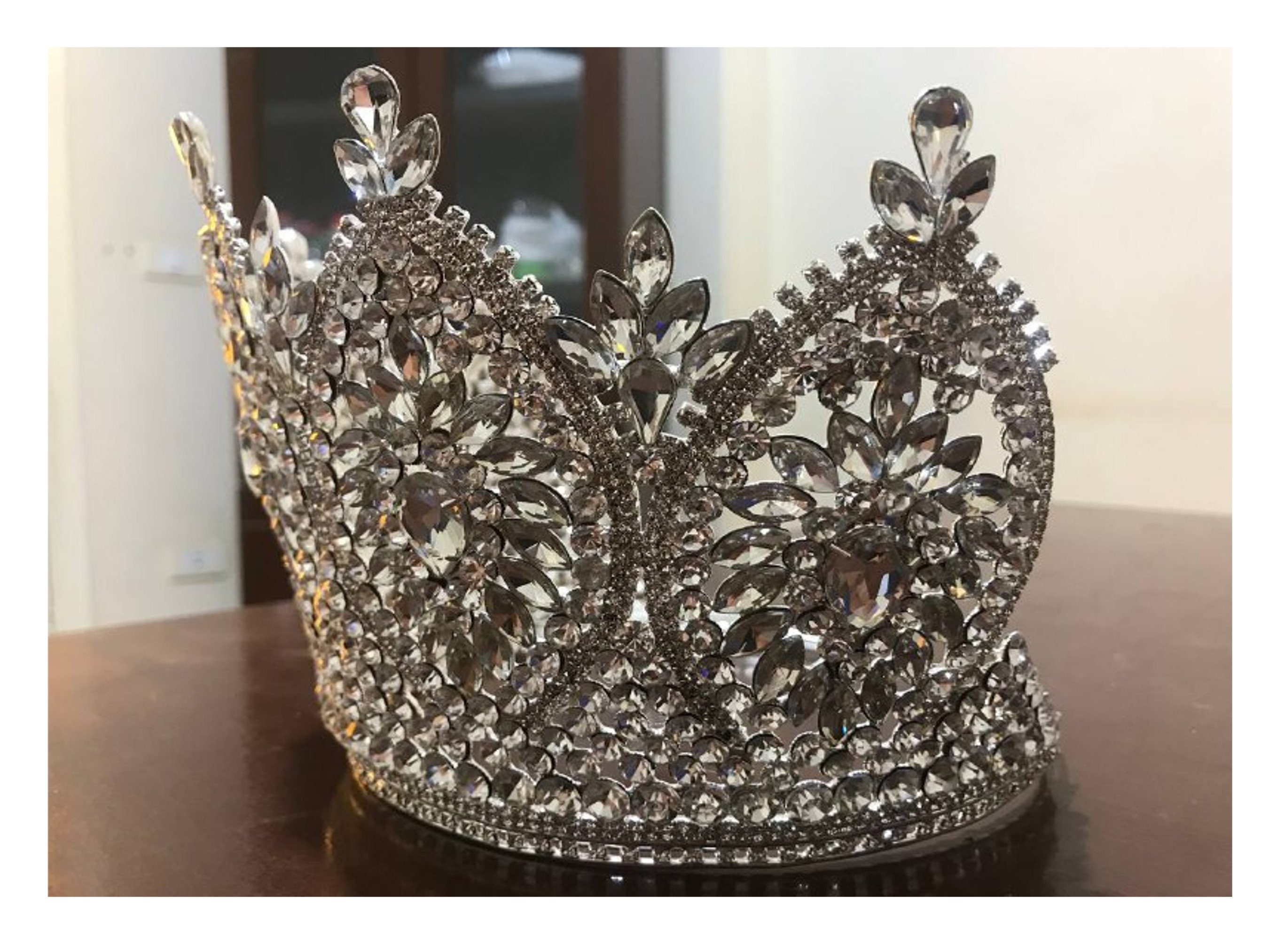 Tall Tiaras Crowns for Bride, Queen Crowns, Tiaras for Birthday Party ...