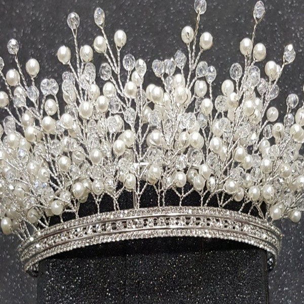 Pearl Crown - Etsy