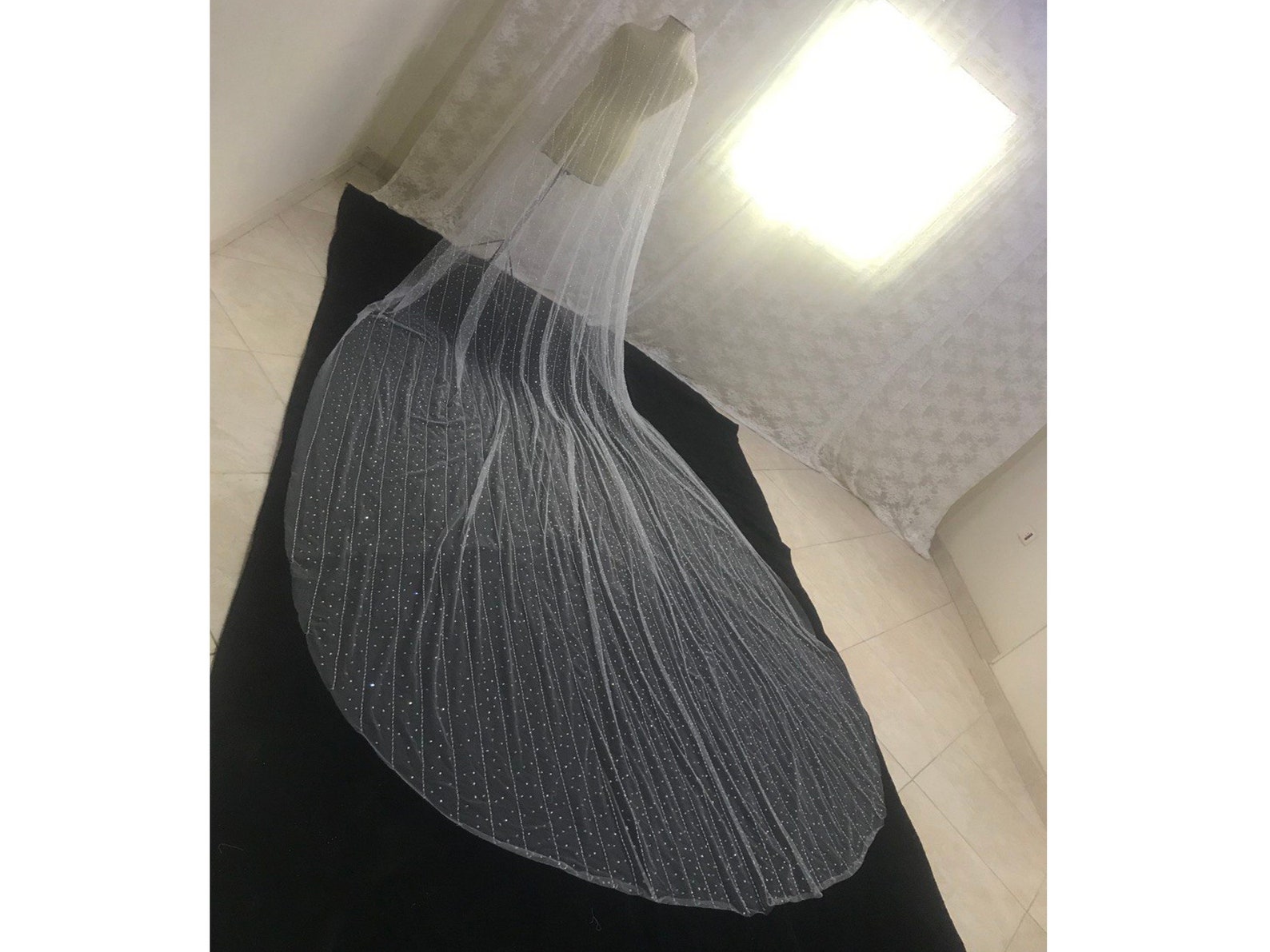 Beaded Veil Crystals Wedding Veil Bridal Veil With Beads - Etsy