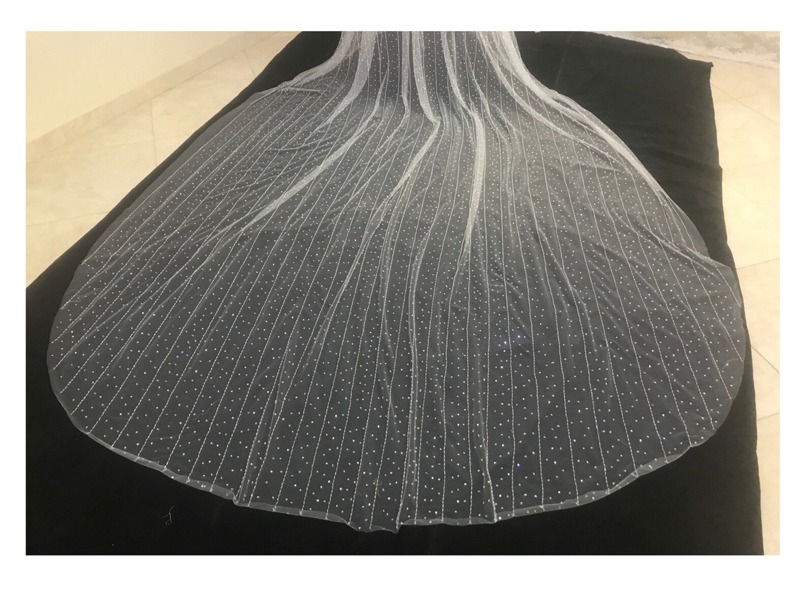 Beaded Veil Crystals Wedding Veil Bridal Veil With Beads - Etsy