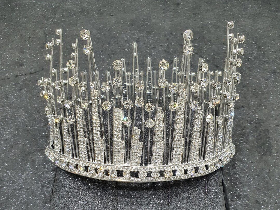 Full Round Crowns, Round Tiara, Royal Crown, Full Crown, Tiaras Pageant ...