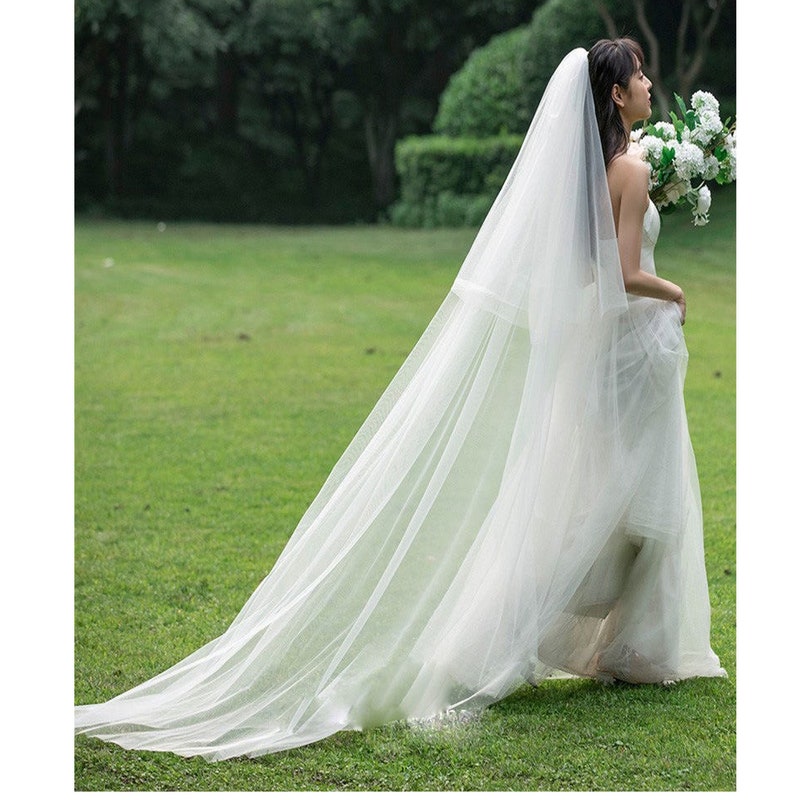 Grey Wedding Veil - Etsy