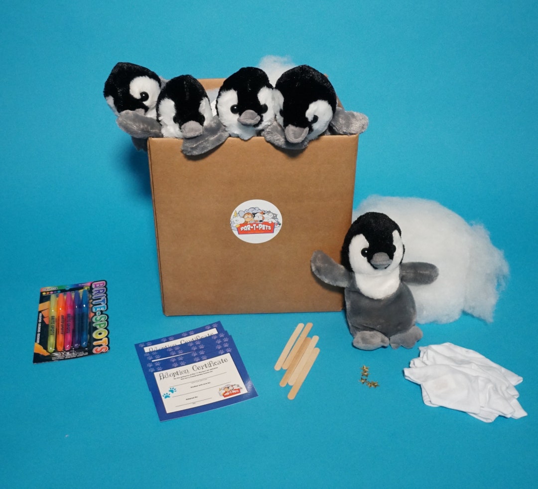 Penguin Plush Animal Making Kit 5 Pack Deluxe With T Shirt - Etsy