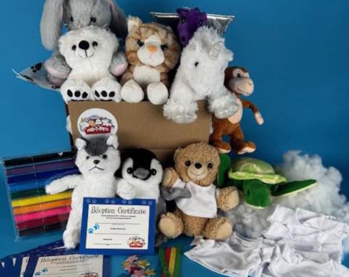 15 Pack Make Your Own Teddy Bear Kit With or Without T-shirts 10" Bear ...