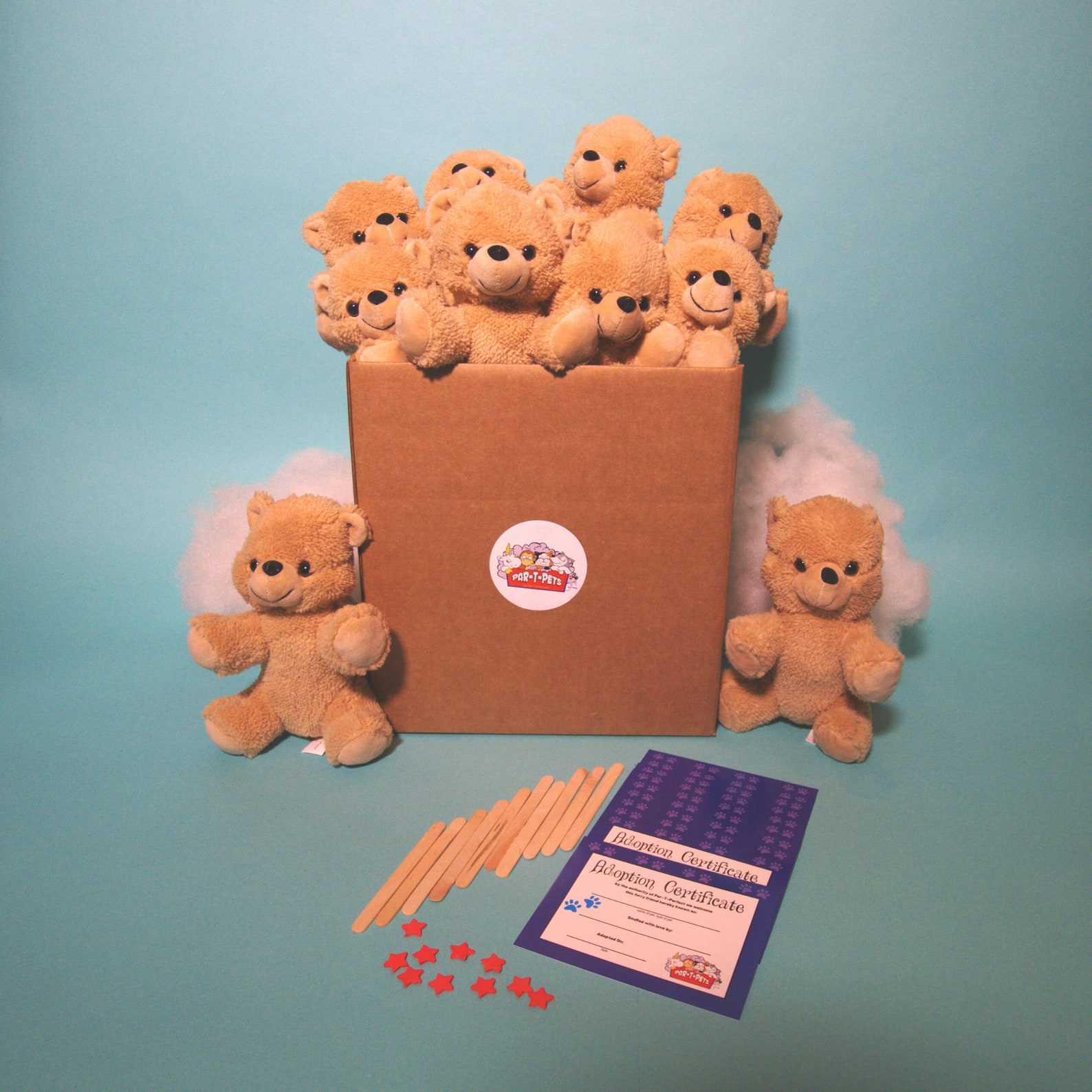 Brown Teddy Bear Making Kits 10 Pack basic No T Shirts - Etsy