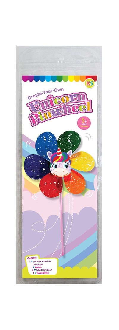 Unicorn Pinwheel Kids Craft Art Project 5 Pack - Etsy