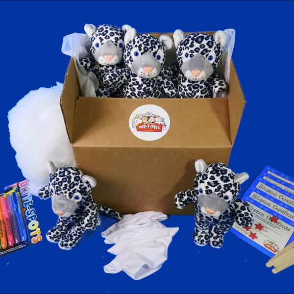 Snow Leopard Plush - Etsy