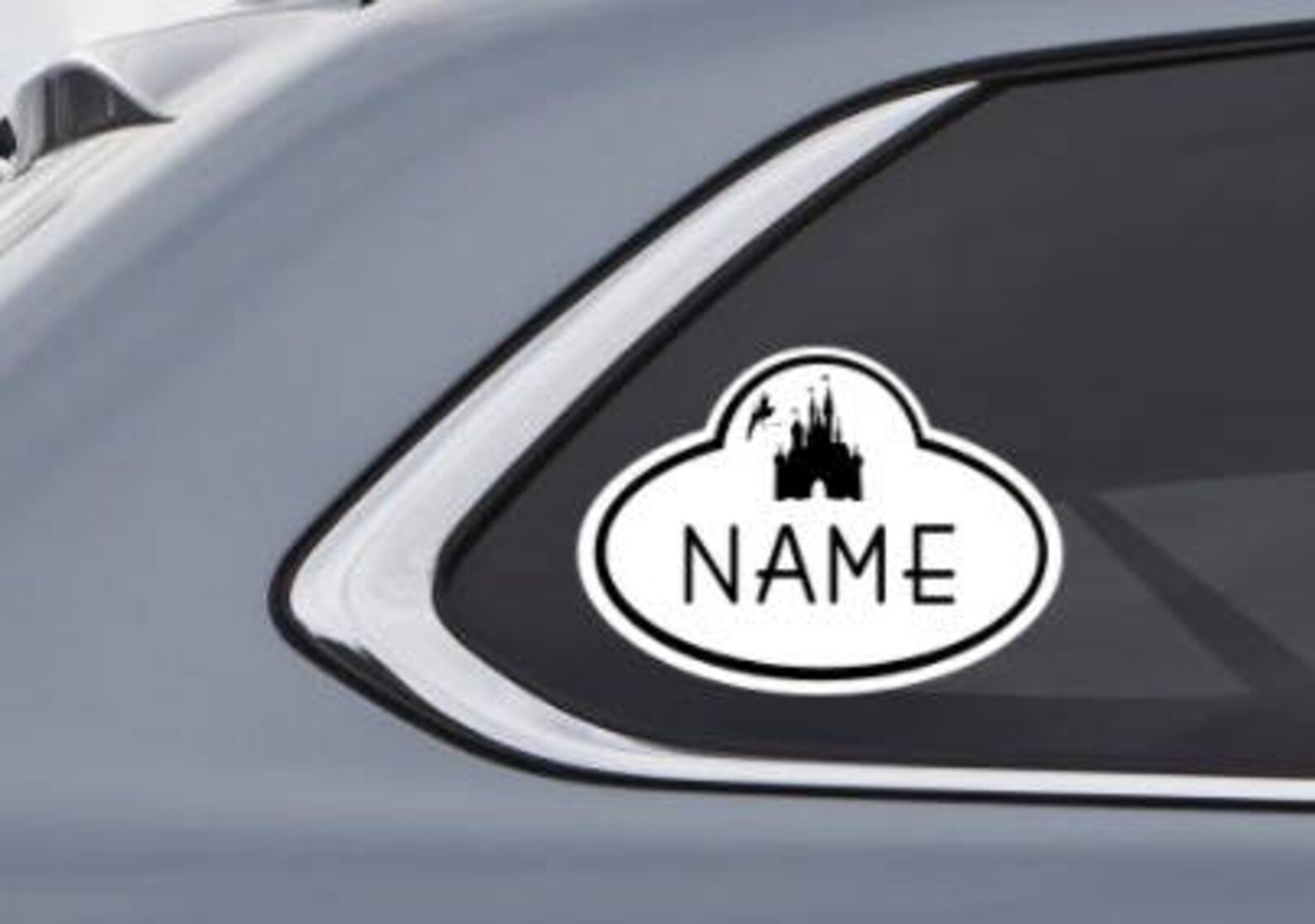 Disney Inspired Cast Member CM Name Tag Decal Customize With - Etsy
