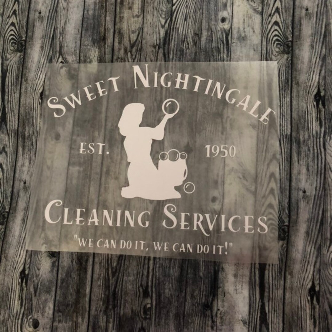 IRON-ON Sweet Nightingale Cleaning -mercantile Collection - Disney ...