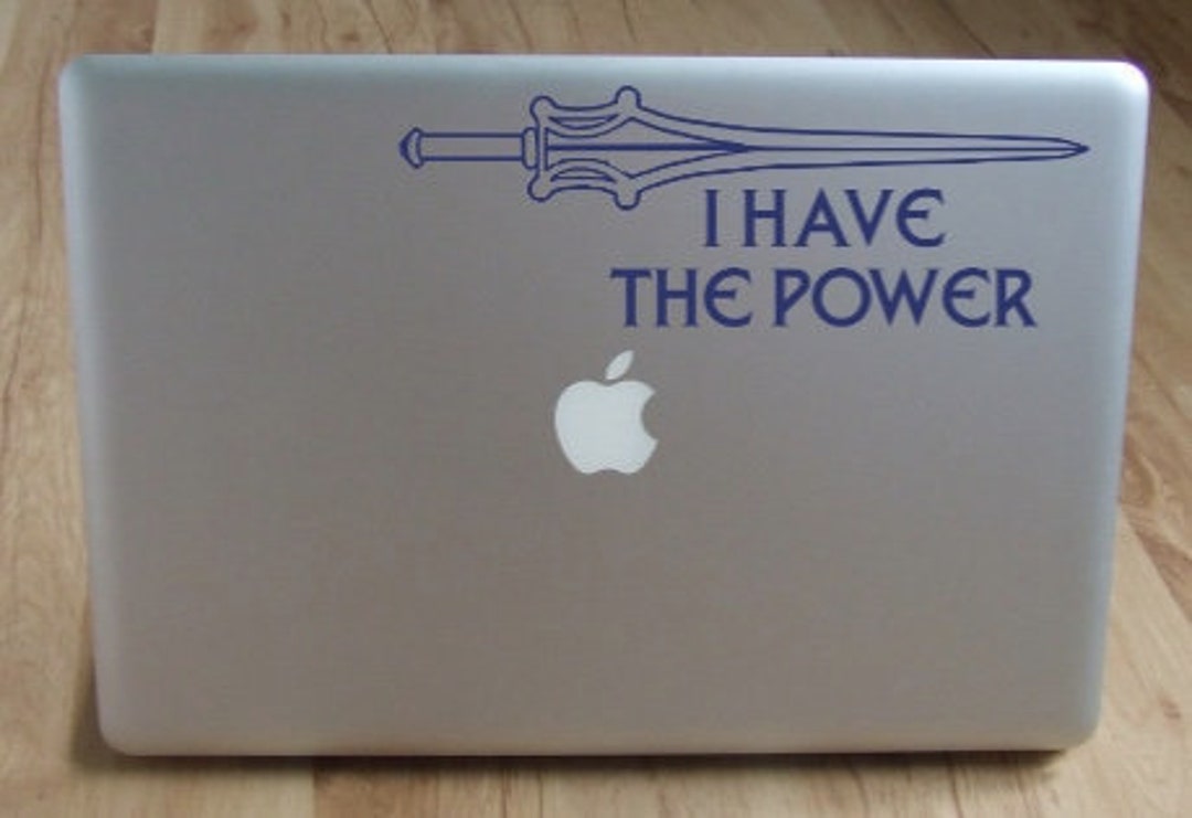 He-man Sword "i Have the Power" Custom Vinyl Decal for Car or Laptop ...