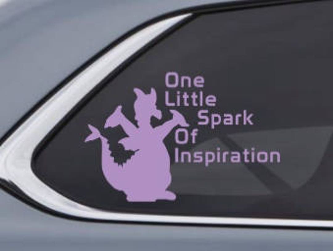 One Little Spark of Inspiration Figment Car Decal Sticker - Inspired by ...