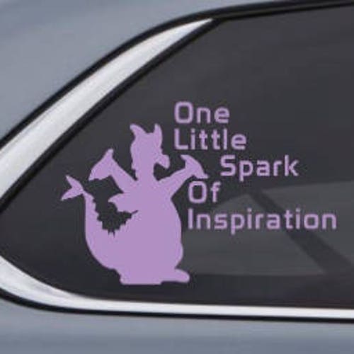 One Little Spark of Inspiration Figment Car Decal Sticker - Etsy