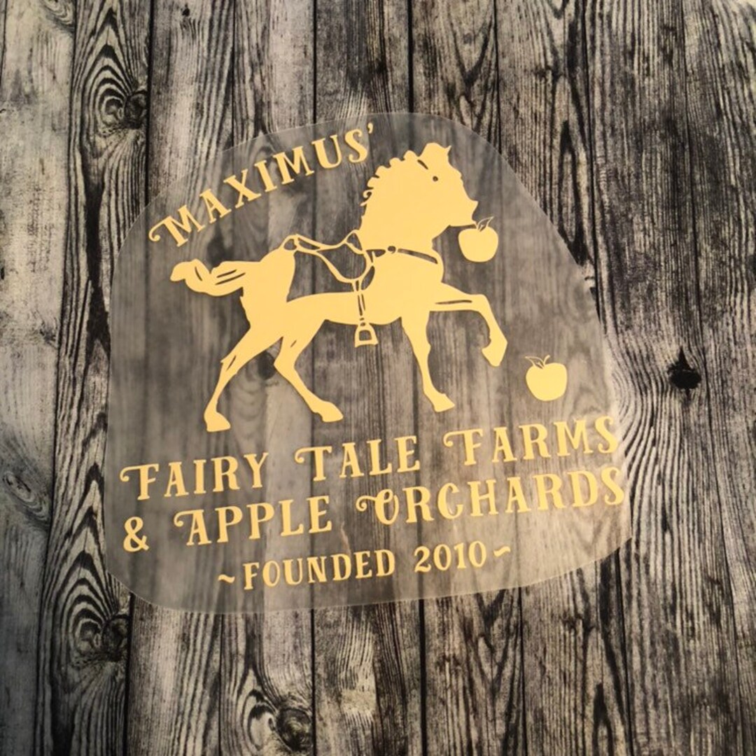 IRON-ON Maximus Farm and Apple Orchards - Mercantile Collection Tangled ...