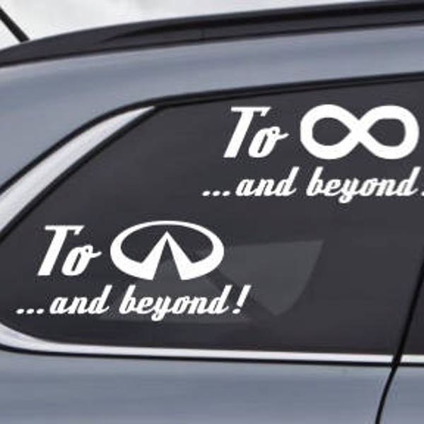 Infinity Car Decal - Etsy