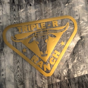 IRON-ON Triple R Ranch - Inspired by Mickey Mouse Club Spin and Marty ...