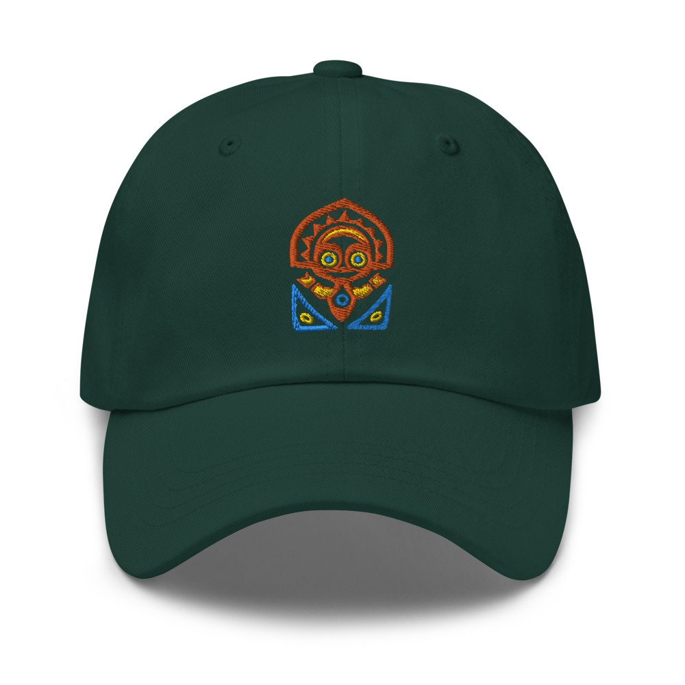 Maui Tiki God Aloha - 2-sided Embroidered Baseball Cap - Dad Hat ...