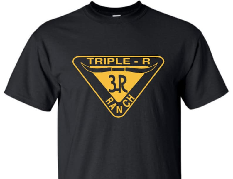 UNISEX Triple R Ranch Retro Design Crew T-shirt inspiriert | Etsy