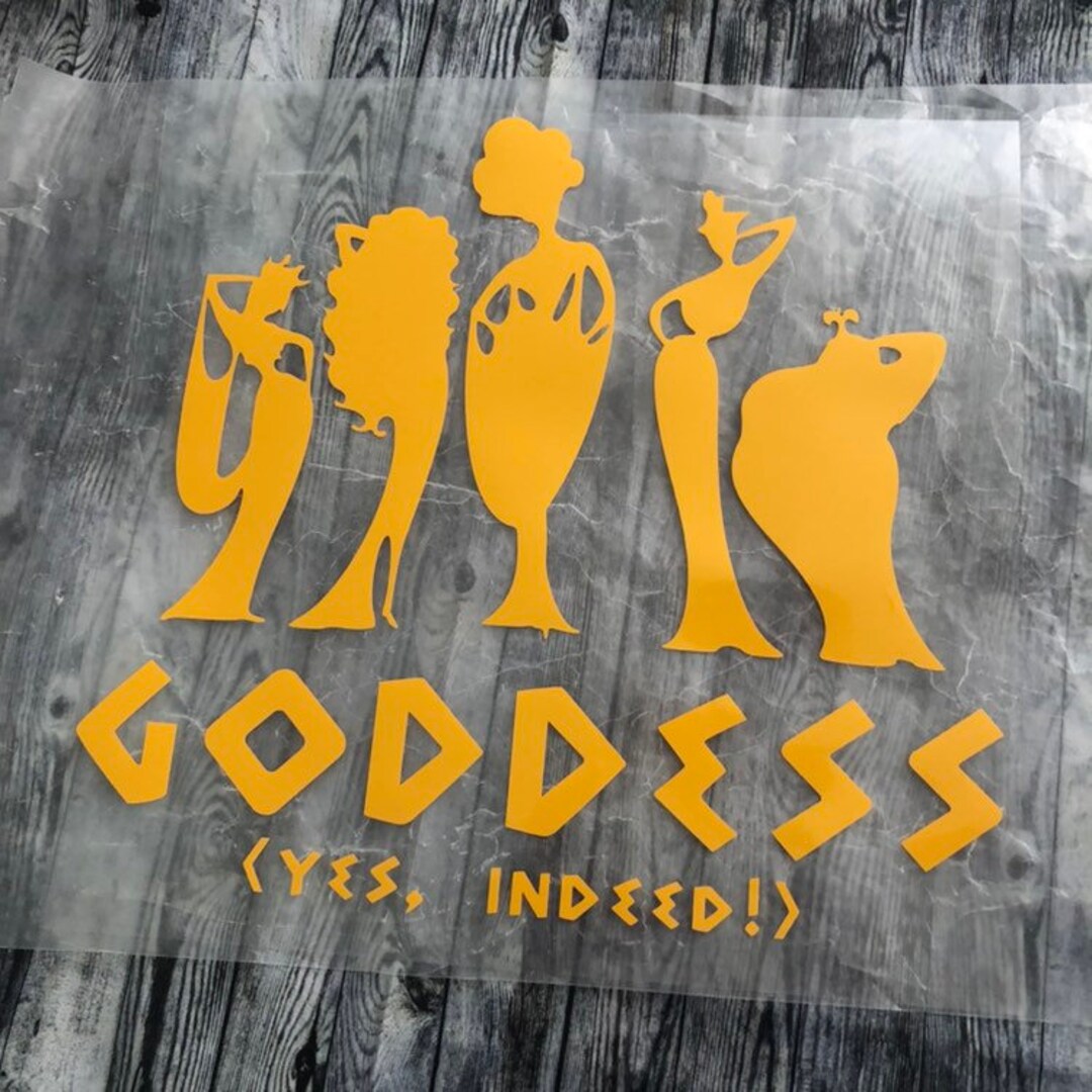 IRON-ON Muses Goddess Yes Indeed inspired by Disney Hercules Movie Zero ...