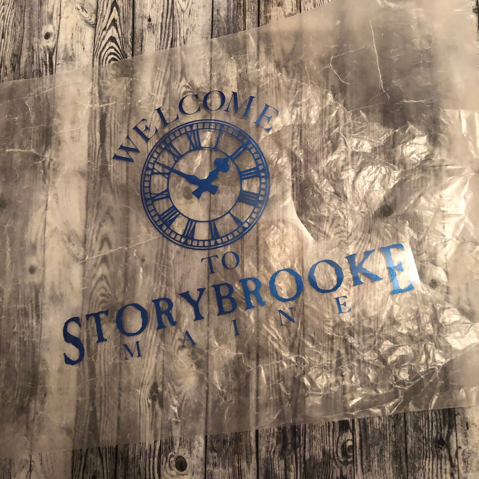 IRON-ON Welcome to Storybrooke inspired by OUAT Once Upon A - Etsy